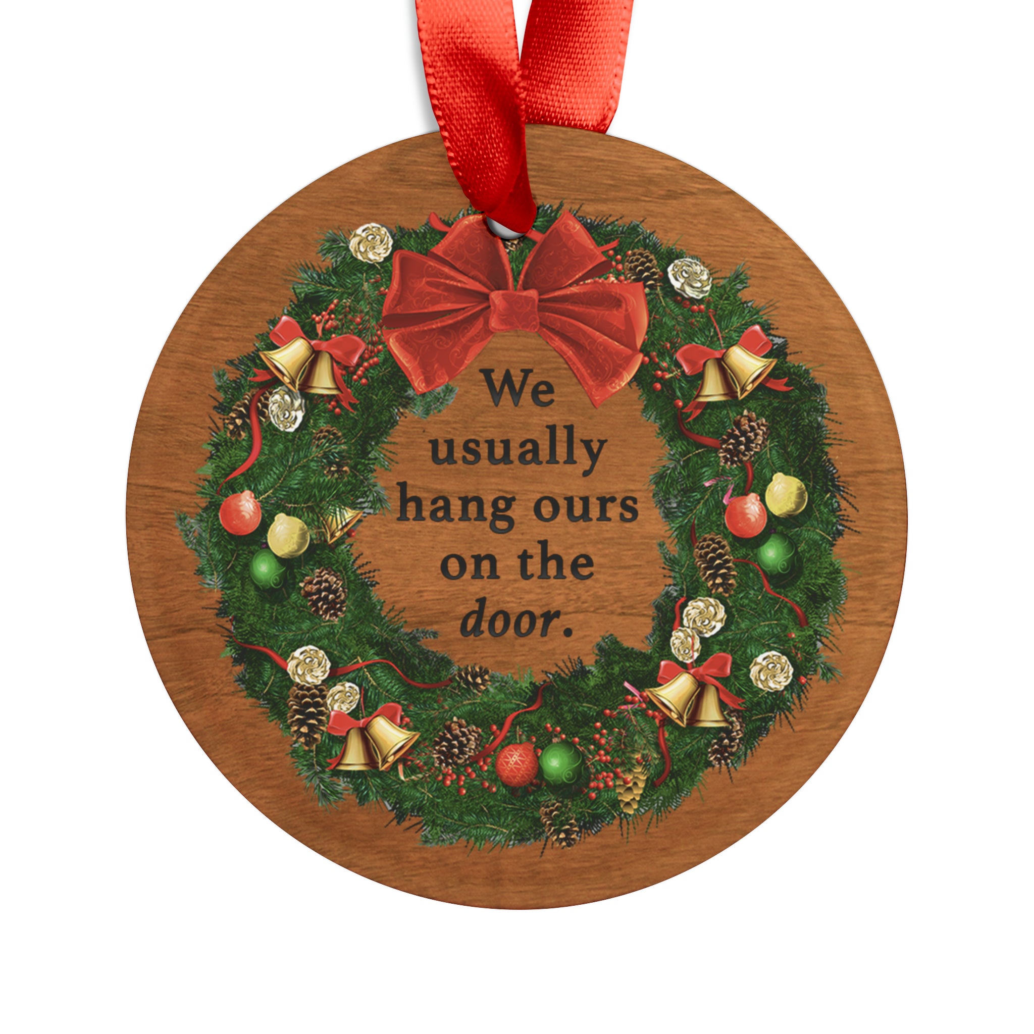ELR Classic Quote Christmas Ornament (black writing) – ELR 360 SHOP